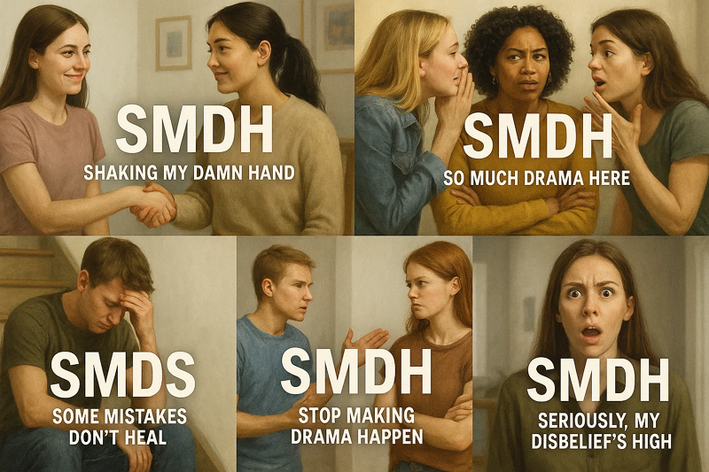 SMDH Meaning in Texts | Decode Online Slang